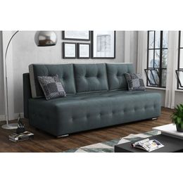 Sofa grimillo ii Couch ausziehbar mit Bettkasten Schlafsofa PS6+PS5+FE19 - Furnix