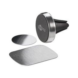 goobay Magnethalterungs-Set Slim schwarz/silber
