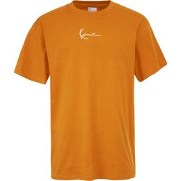 Karl Kani T-Shirt Herren Gr&ouml;&szlig;e XXL cognac / wei&szlig;