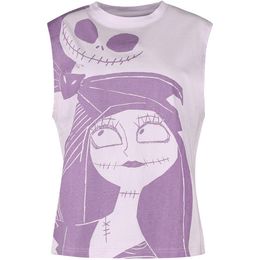 The Nightmare Before Christmas Jack and Sally Top flieder in L