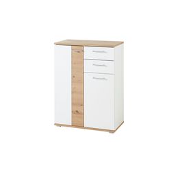 Schuhschrank Sinsao - weiß - 80 cm - 106 cm - 38 cm - Sconto