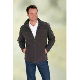 Herren Fleece-Jacke anthrazit, Gr&ouml;&szlig;e 52/54