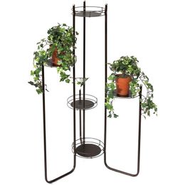 Blumentreppe Metall 102 cm Blumenständer mit 5 Ablagen Art.4A Blumenregal Blumensäule Pflanzenständer Pflanzentreppe - DanDiBo