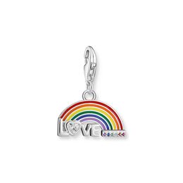 Thomas Sabo Charm-Anhänger bunter Regenbogen Silber