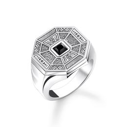 Thomas Sabo Ring Talisman mit schwarzem Onyx Silber
