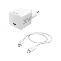 Hama PD Lightning Ladegerät Apple, 5-12 Volt 20 Watt, Weiß