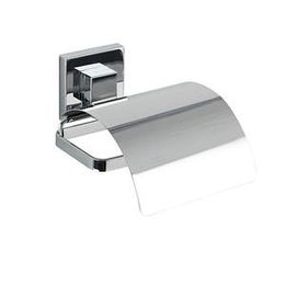 Wenko Toilettenpapierhalter Cover Quadro silber