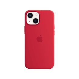 Apple Silikon Case mit MagSafe, Backcover, Apple, iPhone 13 Mini, (PRODUCT)RED
