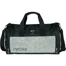 neoxx Sporttasche Champ, Wool the World, zum Teil aus recyceltem Material, schwarz