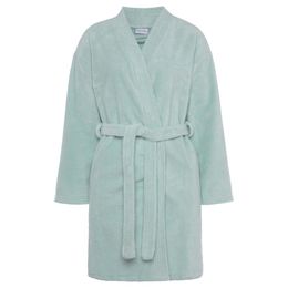 Lascana Short Bathrobe female Green size M/36