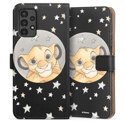 DeinDesign Handyhülle Simba Disney König der Löwen Simba ohne Hintergrund, Samsung Galaxy A13 4G Hülle Handy Flip Case Wallet Cover, schwarz