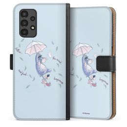DeinDesign Handyhülle Disney Winnie Puuh I-Aah Offizielles Lizenzprodukt, Samsung Galaxy A13 4G Hülle Handy Flip Case Wallet Cover, schwarz