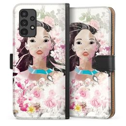 DeinDesign Handyhülle Pocahontas Disney Offizielles Lizenzprodukt Colors Of The Wind, Samsung Galaxy A13 4G Hülle Handy Flip Case Wallet Cover