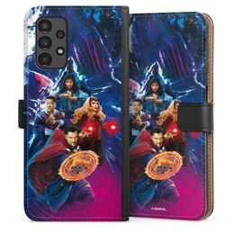 DeinDesign Handyhülle Doctor Strange Marvel Offizielles Lizenzprodukt, Samsung Galaxy A13 4G Hülle Handy Flip Case Wallet Cover, schwarz