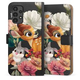 DeinDesign Handyhülle Bambi Klopfer Disney Bambi, Klopfer transparent, Samsung Galaxy A13 4G Hülle Handy Flip Case Wallet Cover, schwarz