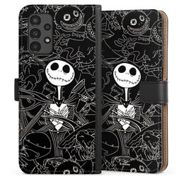 DeinDesign Handyhülle Halloween Disney Nightmare Before Christmas, Samsung Galaxy A13 4G Hülle Handy Flip Case Wallet Cover, schwarz