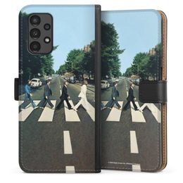 DeinDesign Handyhülle Abbey Road The Beatles Musik The Beatles - Abbey Road, Samsung Galaxy A13 4G Hülle Handy Flip Case Wallet Cover, schwarz