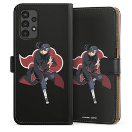 DeinDesign Handyhülle Itachi Uchiha Offizielles Lizenzprodukt Naruto Shippuden, Samsung Galaxy A13 4G Hülle Handy Flip Case Wallet Cover, schwarz