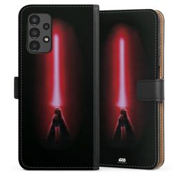 DeinDesign Handyhülle Fanartikel Laserschwert Star Wars Sith lightsaber - Star Wars, Samsung Galaxy A13 4G Hülle Handy Flip Case Wallet Cover, schwarz
