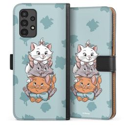 DeinDesign Handyhülle Disney Aristocats Katze Aristocats Triplets, Samsung Galaxy A13 4G Hülle Handy Flip Case Wallet Cover, schwarz
