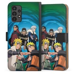 DeinDesign Handyhülle Hokage Naruto Shippuden Offizielles Lizenzprodukt 4 Hokagen Group, Samsung Galaxy A13 4G Hülle Handy Flip Case Wallet Cover