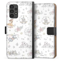 DeinDesign Handyhülle Disney Bambi Dumbo Sentimental Heritage Collection, Samsung Galaxy A13 4G Hülle Handy Flip Case Wallet Cover, schwarz