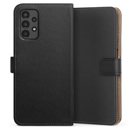 DeinDesign Handyhülle Kein Design Blank, Samsung Galaxy A13 4G Hülle Handy Flip Case Wallet Cover, schwarz