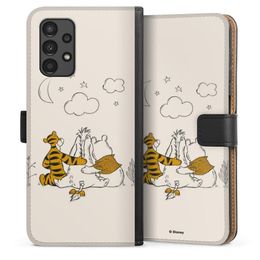 DeinDesign Handyhülle Winnie Puuh Offizielles Lizenzprodukt Disney Best Friends in Nature, Samsung Galaxy A13 4G Hülle Handy Flip Case Wallet Cover