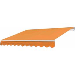 Ersatz-Bezug für Markise HHG 459, Gelenkarmmarkise Ersatzbezug Sonnenschutz, 5x3m Polyester terracotta - orange