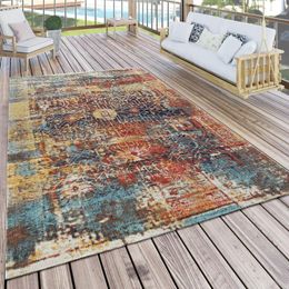 Paco Home - In- & Outdoor Teppich Modern Nomaden Design Terrassen Teppich Bunt 80x250 cm