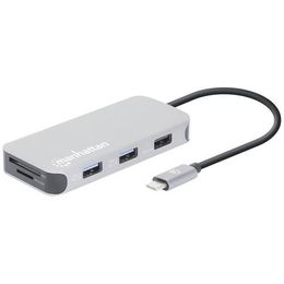 Manhattan 130615 USB-C® Dockingstation USB-C® Power Delivery