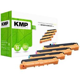 KMP Toner Kombi-Pack ersetzt Brother TN-243BK, TN-243C, TN-243M, TN-243Y, Mulitipack TN-243BKCMY Kompatibel Schwarz, Cyan, Magenta, Gelb 1000 Seiten B-T09M