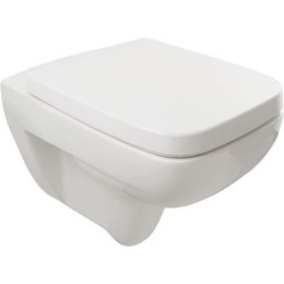 Keramag Wand WC Renova Nr. 1 Plan, 202150, Tiefspüler mit KeraTect-Glasur, Keramik, Weiß, 03852 2