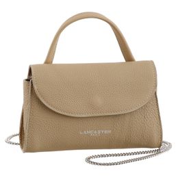 Lancaster Mini Bag Handbag Studio Mimi, mit abnehmbarer Umhängekette, beige