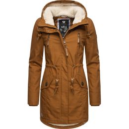 Ragwear Parka 'Elsie' Damen Gr&ouml;&szlig;e 4XL karamell Winterjacke