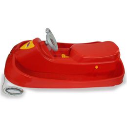 JAMARA-461100-Snow Play Bob Ralley 100 cm rot mit Lenkrad