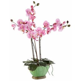 Kunstpflanze Orchidee Phalaenopsis, I.GE.A., Höhe 60 cm, rosa