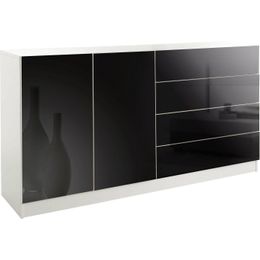 borchardt Möbel borchardt Möbel Sideboard Vaasa, Breite 152 cm, schwarz|weiß