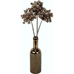 Kunstzweig Blütenzweig Blütenzweig, I.GE.A., Höhe 55 cm, in Vase, braun