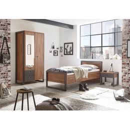 Home Affaire Schlafzimmer-Set Detroit, (Set, 3-St), braun