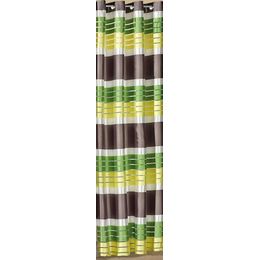 Weckbrodt-Gardinen Vorhang Lotta, Weckbrodt, Ösen (1 St), blickdicht, gelb|grün