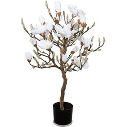 Kunstpflanze Magnolienbaum, Creativ green, Höhe 94 cm, weiß