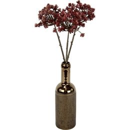 Kunstzweig Blütenzweig Blütenzweig, I.GE.A., Höhe 55 cm, in Vase, rot