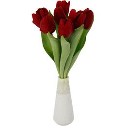 Kunstpflanze Tulpen, I.GE.A., Höhe 38 cm, rot