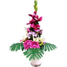 Kunstpflanze Gladiole Gladiole, I.GE.A., Höhe 65 cm, rosa