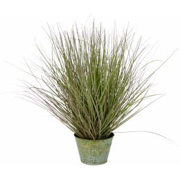 Kunstpflanze Grasbusch Gras, I.GE.A., Höhe 52 cm, grün|rot