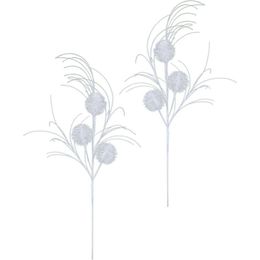 Kunstpflanze Dekozweig, I.GE.A., Höhe 60 cm, weiß