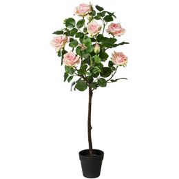 Künstliche Zimmerpflanze, Creativ green, Höhe 95 cm, rosa