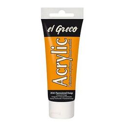 Kreul el Greco Acrylfarbe neonorange 75,0 ml