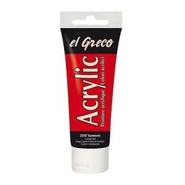 Kreul el Greco Acrylfarbe karminrot 75,0 ml